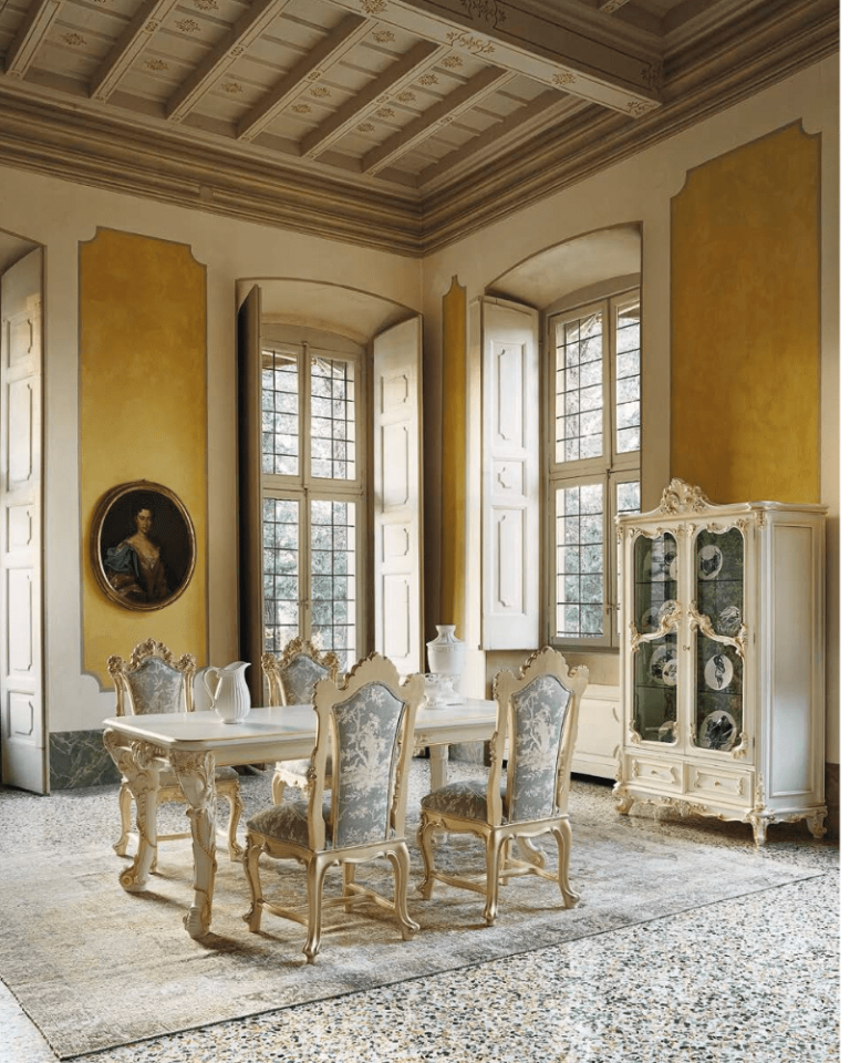 Beautiful Luxurious Rectangular Table - Alexandra Collection