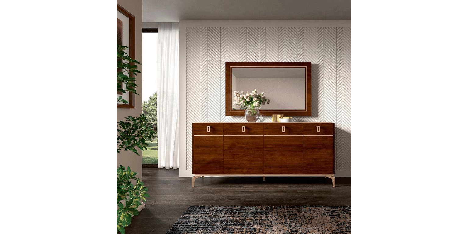 4 Drawer Buffet, Eva Collection – Milano Italian & European Furniture